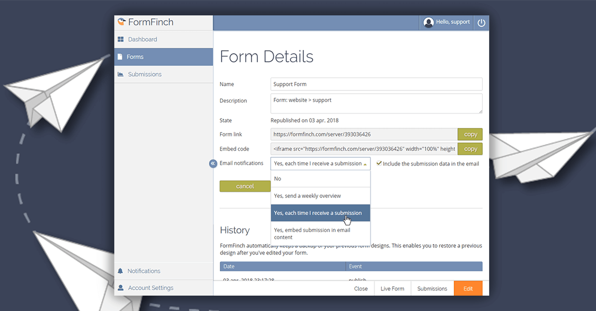 Improve Your Workflow: Form Submission Email Notifications