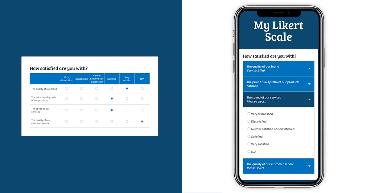 New component: Likert Scale